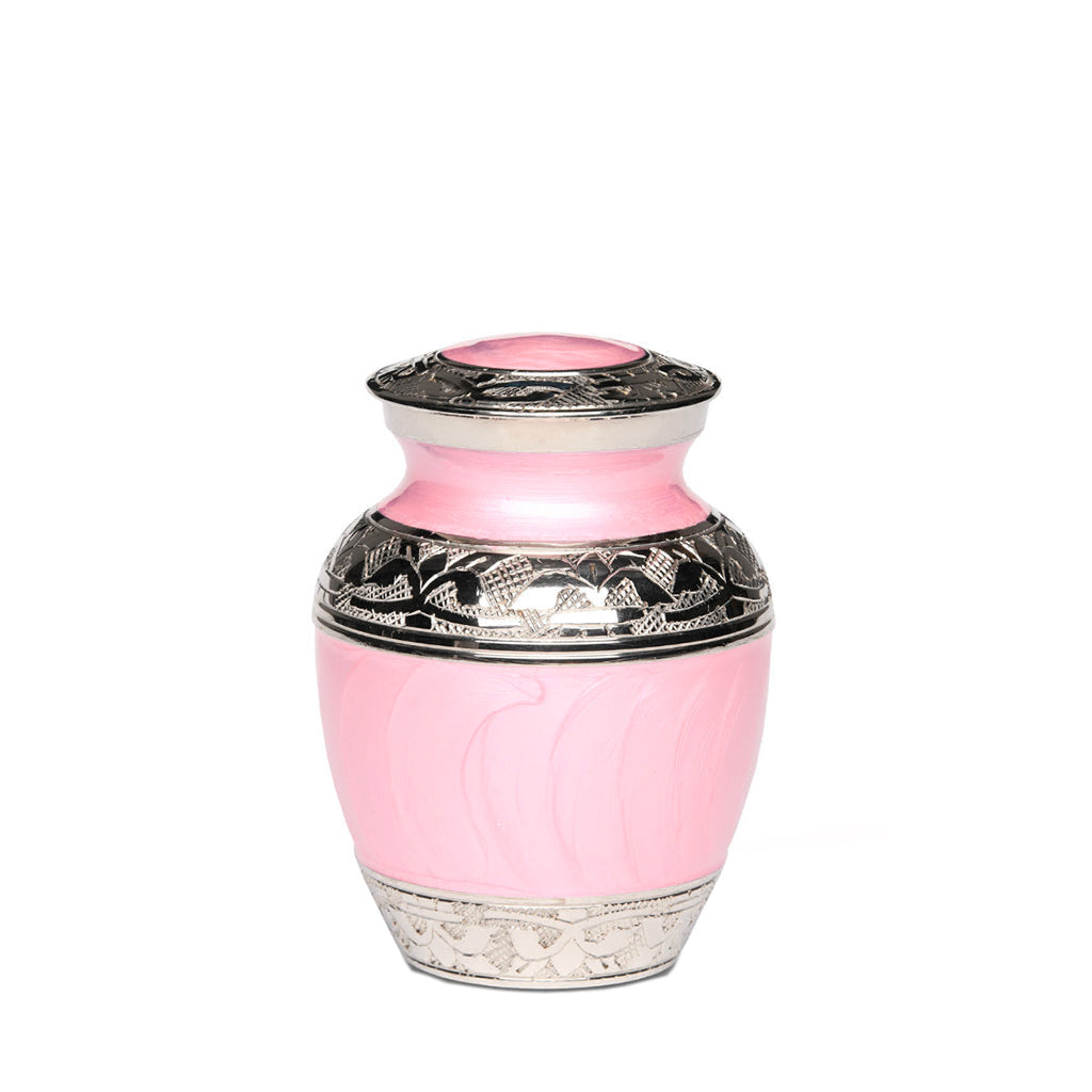 Extra Small Nickel Plated Brass Urn | Bogati Urn Company
