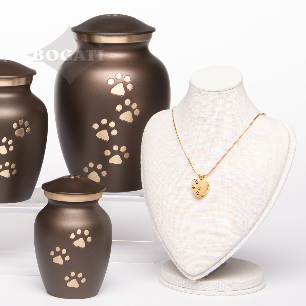 HEARTFELT PAW PRINTS - Display Set#18 | Bogati Urn Company