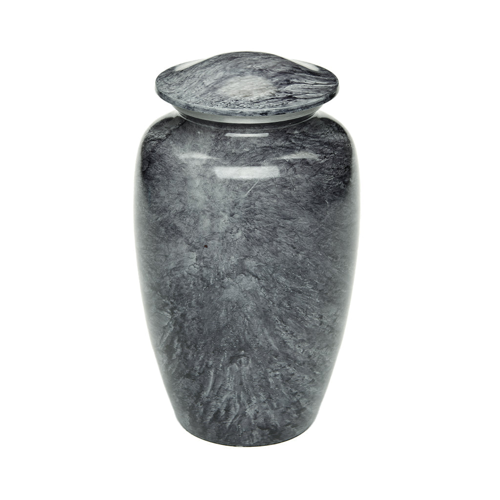 Adult Black Stone Alloy Urn | Bogati Urn Company