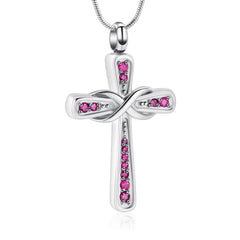 Infinity Cross with crystal stones | Bogati Urn Company Infinity Cross with crystal stones | Bogati Urn Company