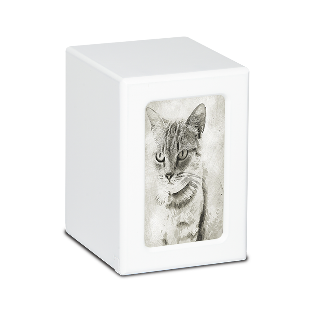 Medium Photo Urn - Tabby Cat | Bogati Urn Company